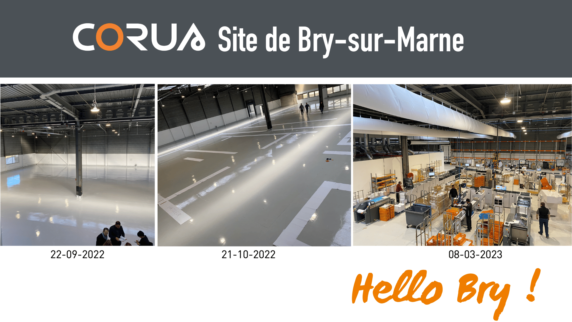 Un nouveau site de production de courrier papier en Ile-de-France | CORUS